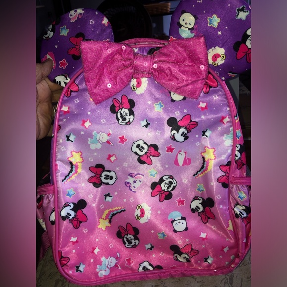 Disney | Bags | New Disney Minnie Mouse Pink Backpack Bag | Poshmark